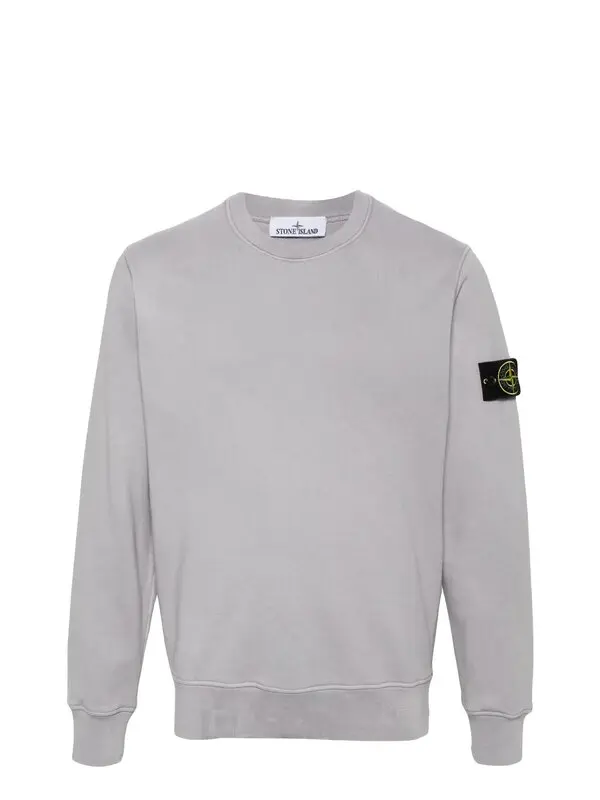 Stone Island Compass Cotton Sweatshirt - Grey