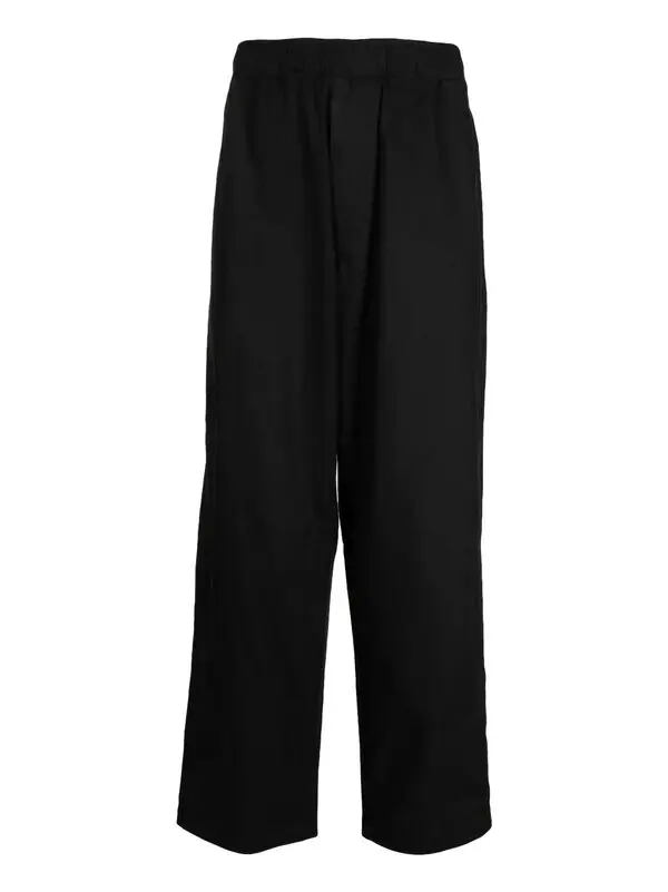 AAPE BY *A BATHING APE Logo-patch Elasticated-waist Trousers - Black