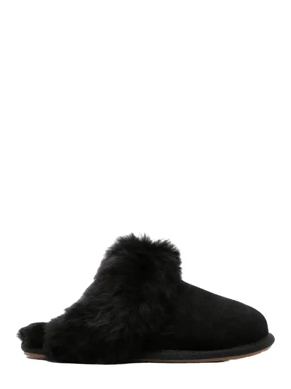 UGG Scuff Sis Shearling Slippers - Black
