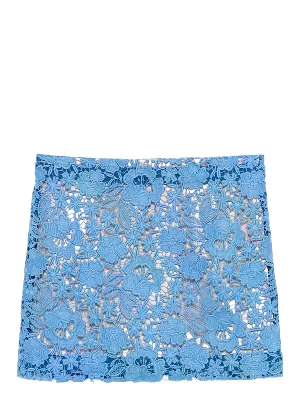 P.a.r.o.s.h Lace Mini Skirt - Blue