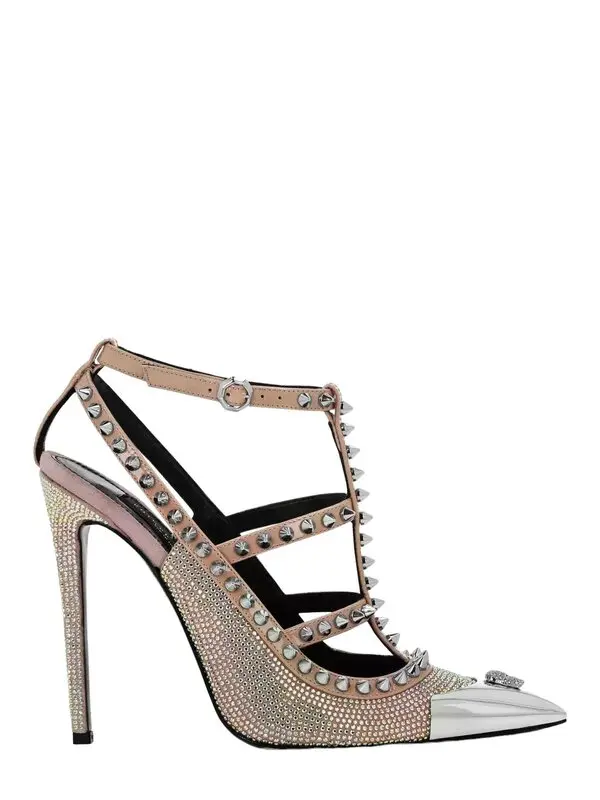 Philipp Plein Embellished Skull Pumps - Neutrals