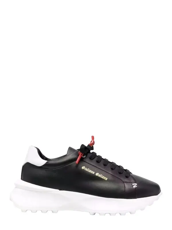 GIULIANO GALIANO Side Logo-print Sneakers - Black