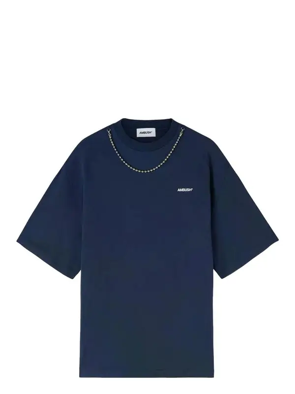 AMBUSH Ball Chain-detail T-shirt - Blue