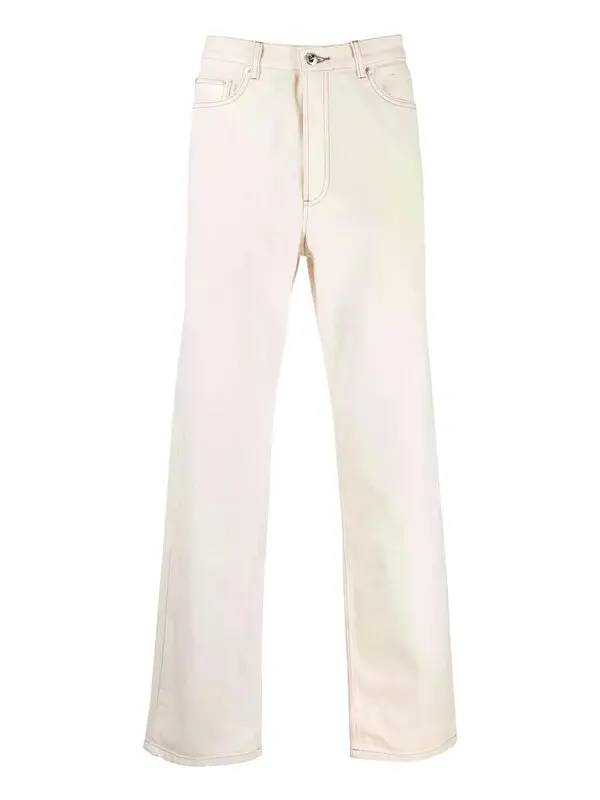 A.p.c. Straight-leg Cotton Jeans - Neutrals