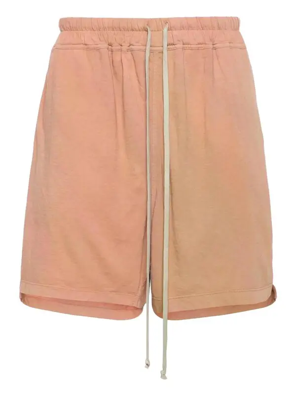 Rick Owens Phleg Cotton Shorts - Orange