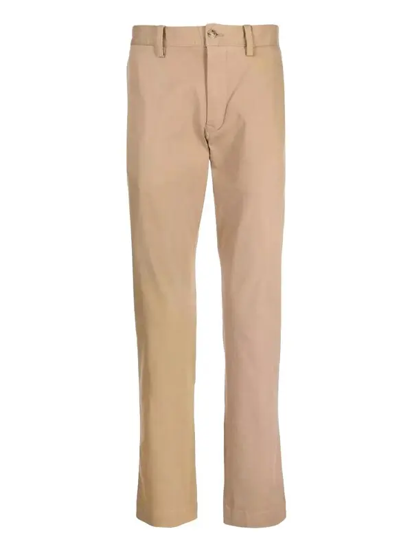 Polo Ralph Lauren Slim-cut Stretch-cotton Trousers - Brown