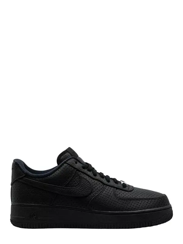 Nike Air Force 1 Low Sp Triple Perforated Sneakers - Black