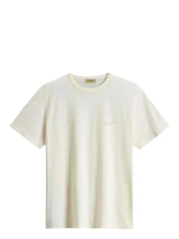 Woolrich Logo-embroidered T-shirt - White