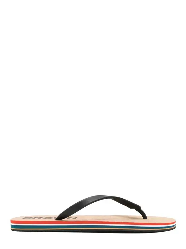Orlebar Brown Haston Flip Flops - Black