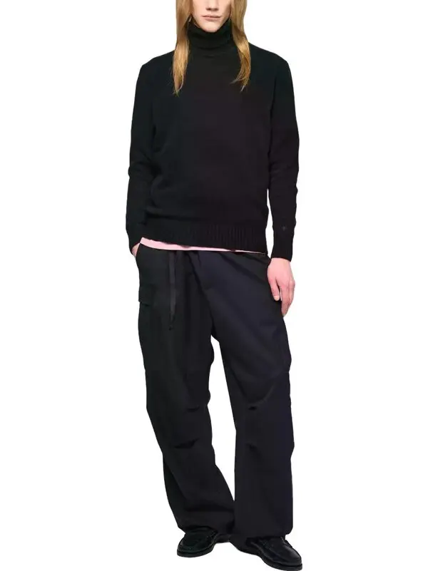 SEVEN GAUGE Turtleneck Jumper - Black