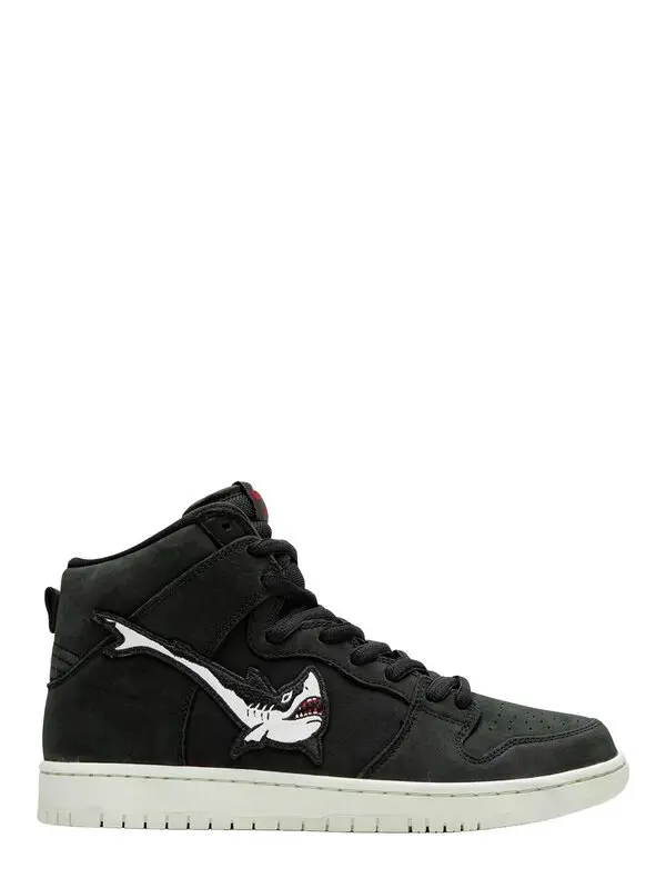 Nike X Oski Sb Dunk High Shark Sneakers - Black
