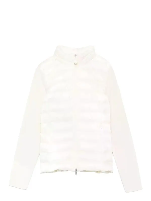 Moncler Logo-patch Padded Jacket - Neutrals