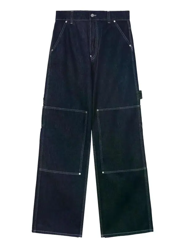 Stella McCartney Straight-leg Cargo Jeans - Blue