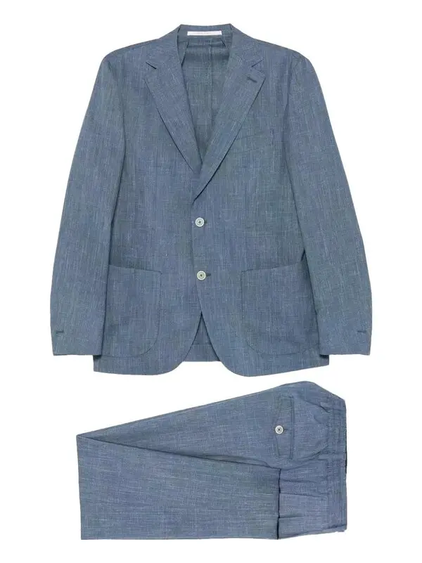 Eleventy Single-breasted Suit - Blue