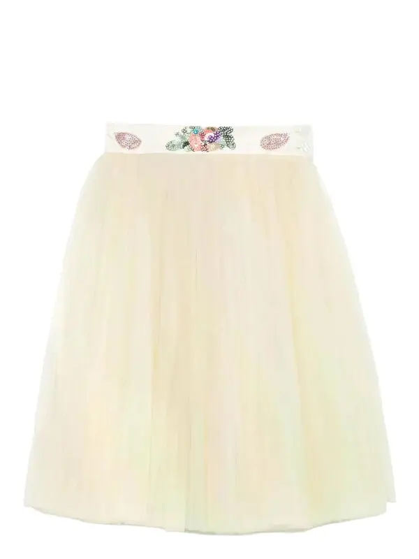 BODE Sunset Lily Midi Skirt - Neutrals