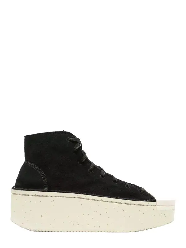 Y3 Lace-up Platform Sneakers - Black