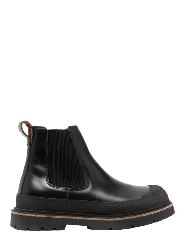 BIRKENSTOCK Stalon Leather Chelsea Boots - Black