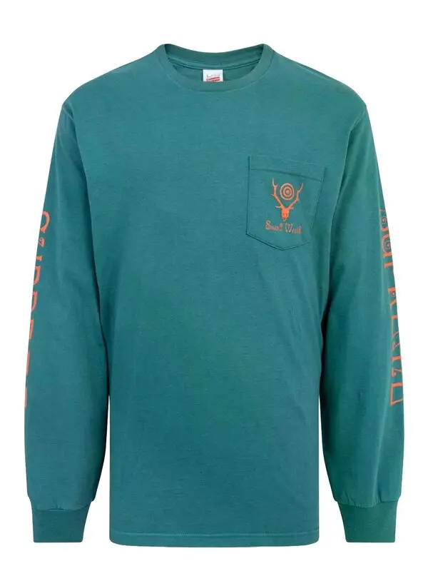Supreme X South2 West8 Long-sleeve T-shirt - Blue