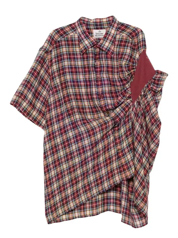 VIVIENNE WESTWOOD Asymmetric Business Shirt - Red