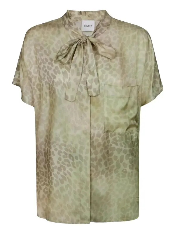 NUDE Animal-print Shirt - Neutrals