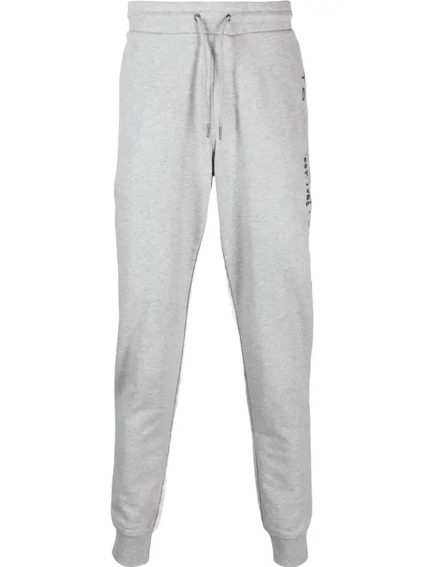 Tommy Hilfiger Logo-print Tapered Track Pants - Grey