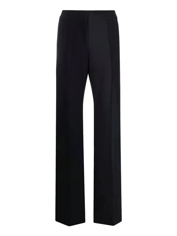JIL SANDER High-waisted Flared Trousers - Black