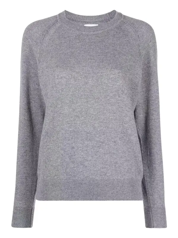 BARRIE Long-sleeved Cashmere Pullover - Grey