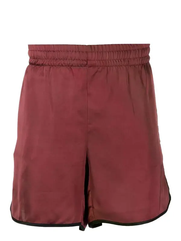 BLUE SKY INN Satin-finish Shorts - Brown