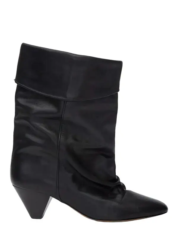 Isabel Marant Étoile 55mm Slouchy Leather Boots - Black
