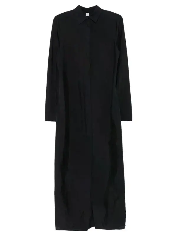 TOTEME Parachute Shirt Dress - Blue