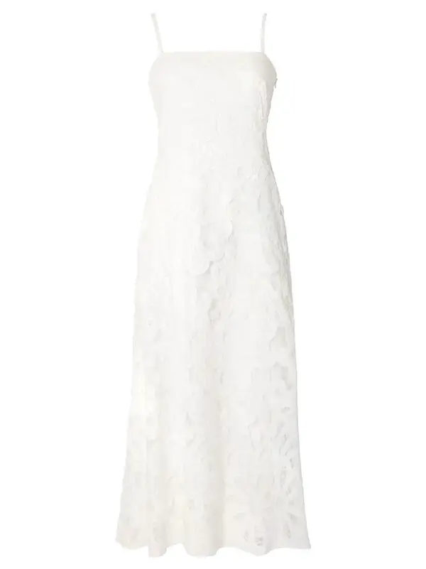 TEMPERLEY LONDON Guinevere Midi Dress - White