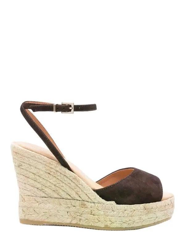 Manebí 110mm Suede Espadrilles - Brown