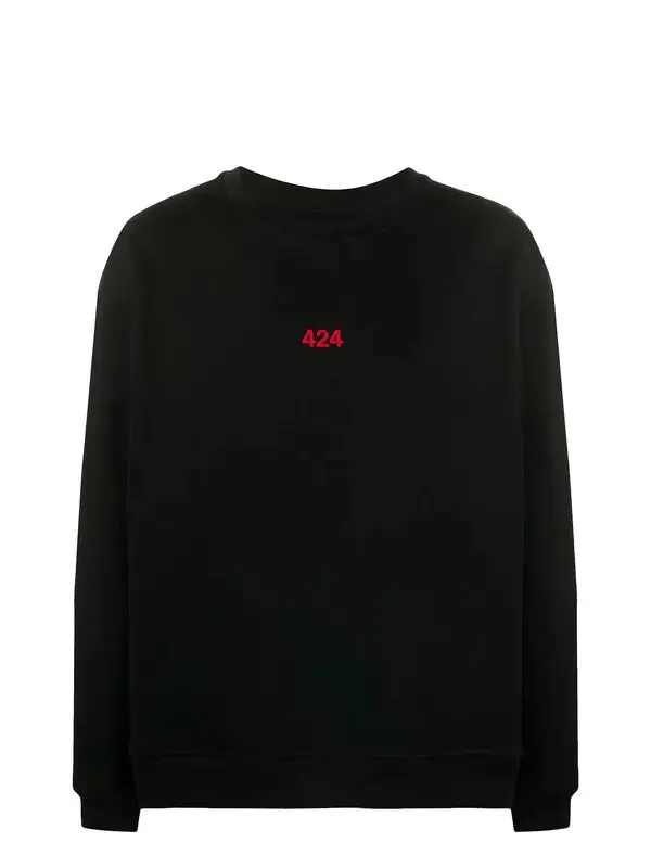 424 Logo-print Sweatshirt - Black