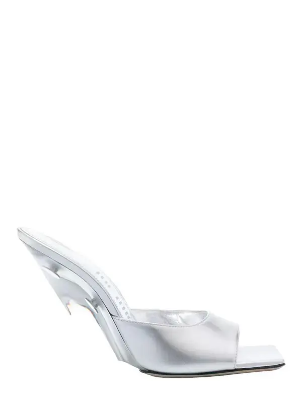 Attico Cheope 105mm Sandals - Silver