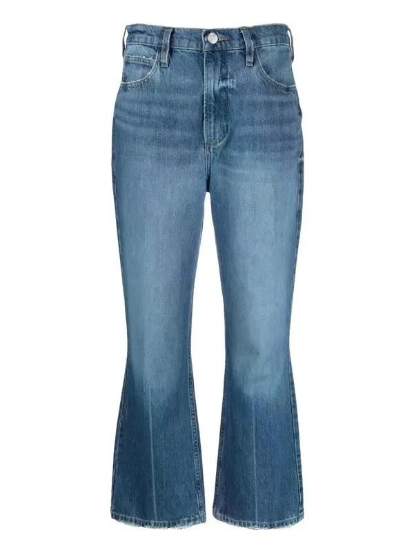 FRAME Le High 'n' Tight Flared Jeans - Blue