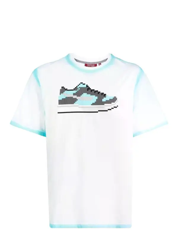 MOSTLY HEARD RARELY SEEN 8-BIT Graphic-print Cotton T-shirt - Blue