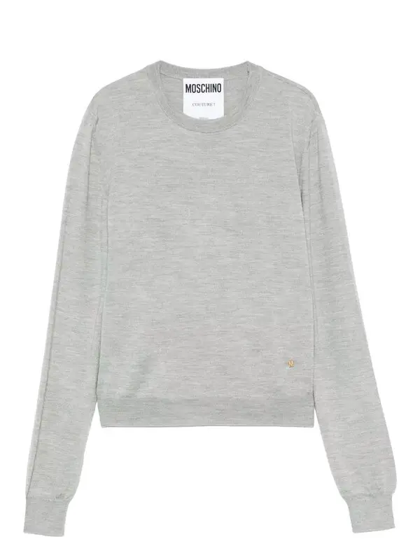 Moschino Fine-knit Sweater - Grey