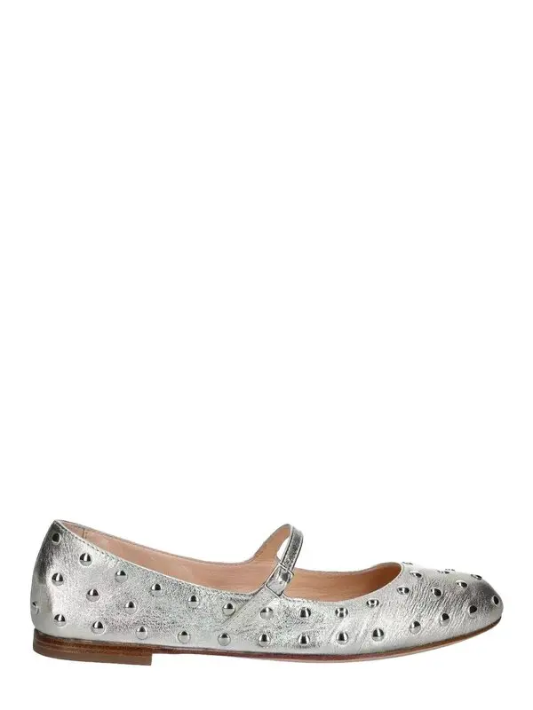 Agl Milly Strap Ballet Flats - Silver