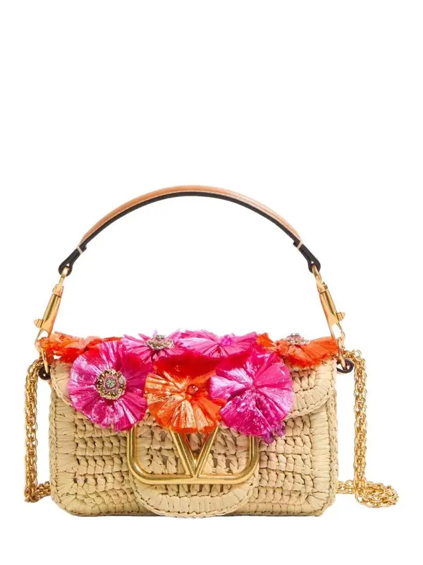 Valentino Garavani Small Locò Shoulder Bag - Neutrals