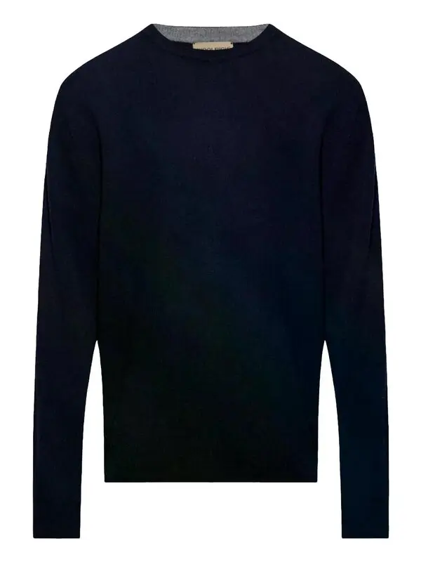 Woolrich Logo-embroidered Wool Sweater - Black