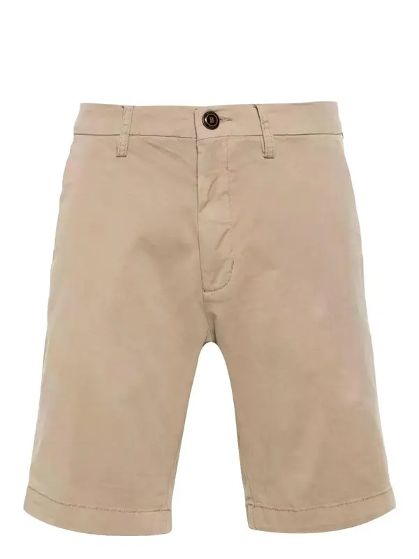 Boggi Milano Pressed-crease Chino Shorts - Neutrals