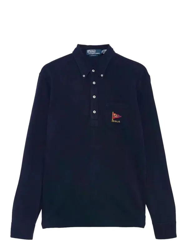 Polo Ralph Lauren Logo-embroidered Polo Shirt - Blue