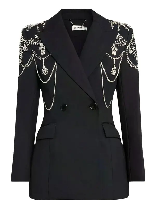 Simkhai Getty Embellished Blazer - Black