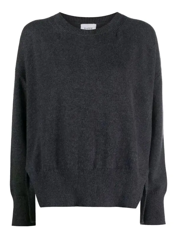 BARRIE Iconic Cashmere Pullover - Grey