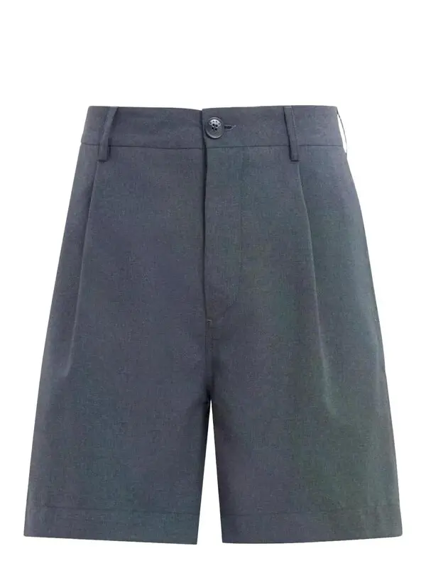 Marni Virgin-wool Tailored Shorts - Grey