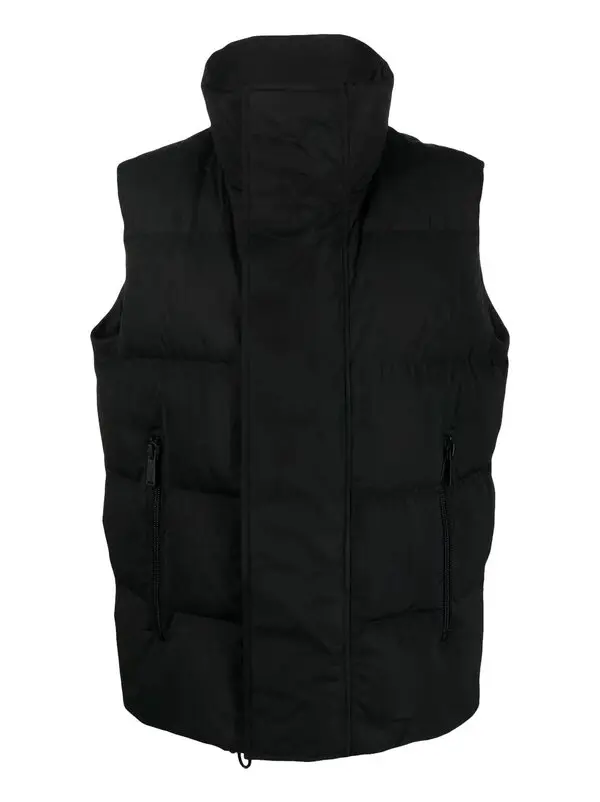 Dsquared2 Funnel-neck Padded Gilet - Black