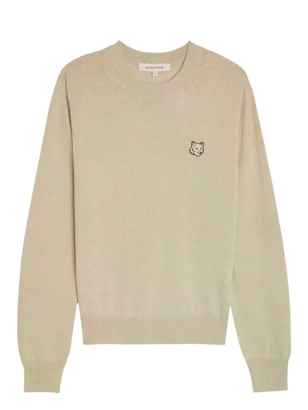 Maison Kitsuné Wool Regular Jumper - Neutrals