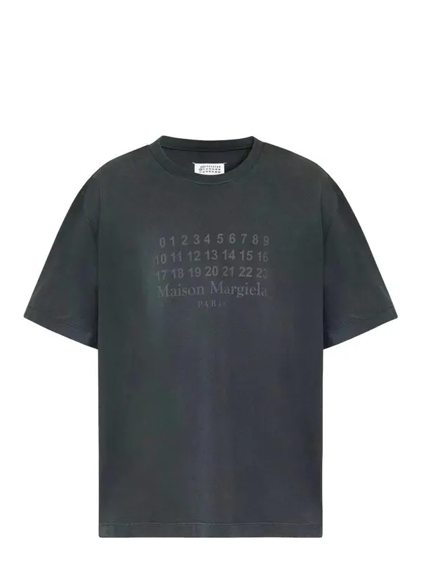 MAISON MARGIELA Logo-print T-shirt - Grey