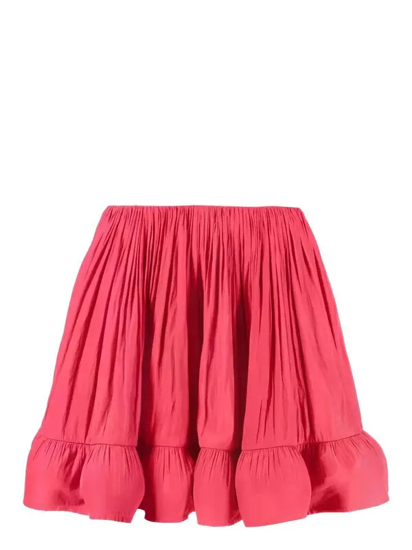 LANVIN Ruffled Flared Miniskirt - Pink