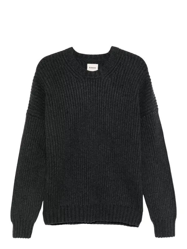 Khaite Manuela Cashmere Sweater - Grey
